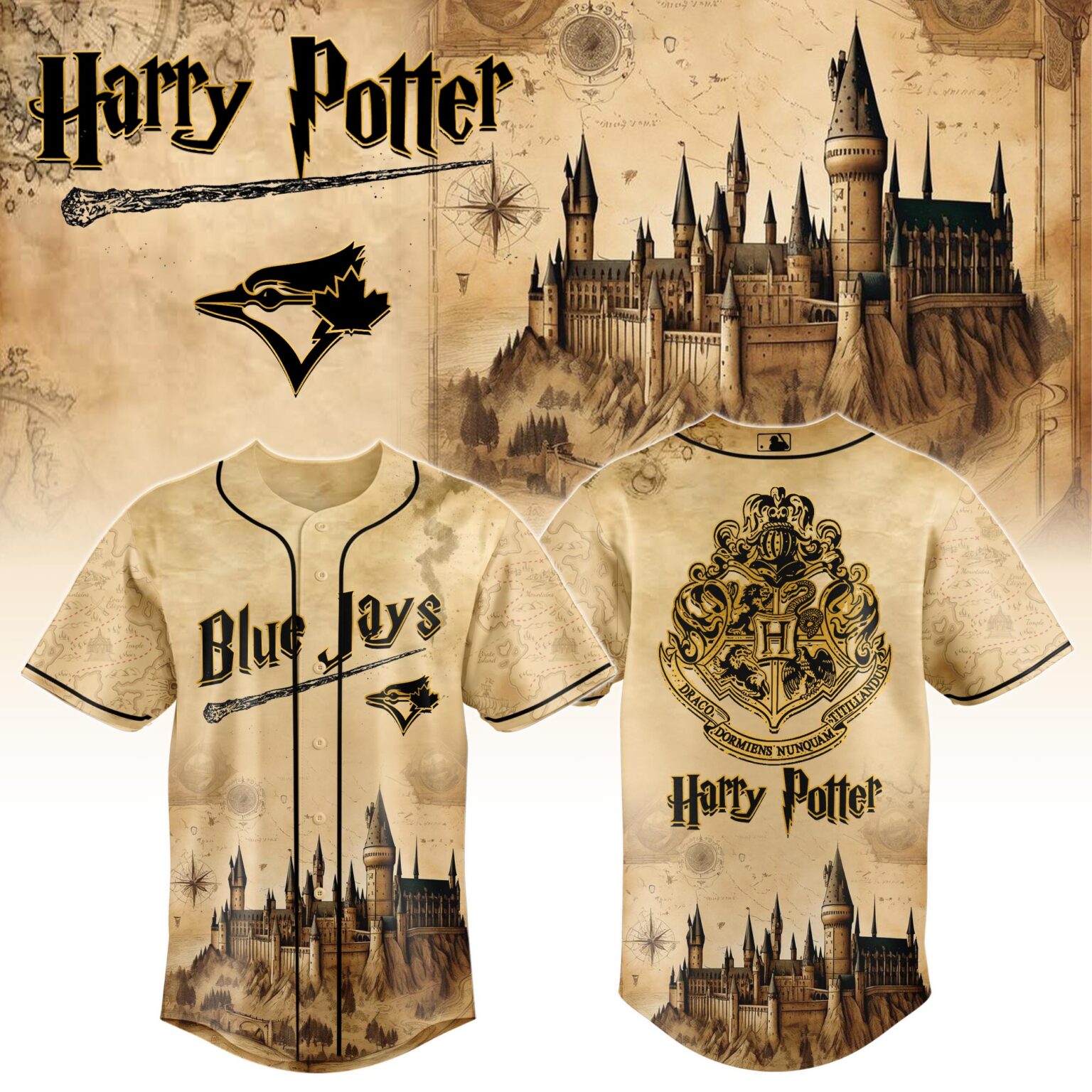 Toronto Blue Jays MLB x Harry Potter Special Edition Jersey – Welcome ...